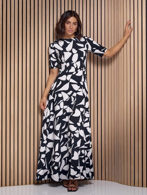 Платье длинное летнее женское ISSA PLUS 14540 S Черное ...