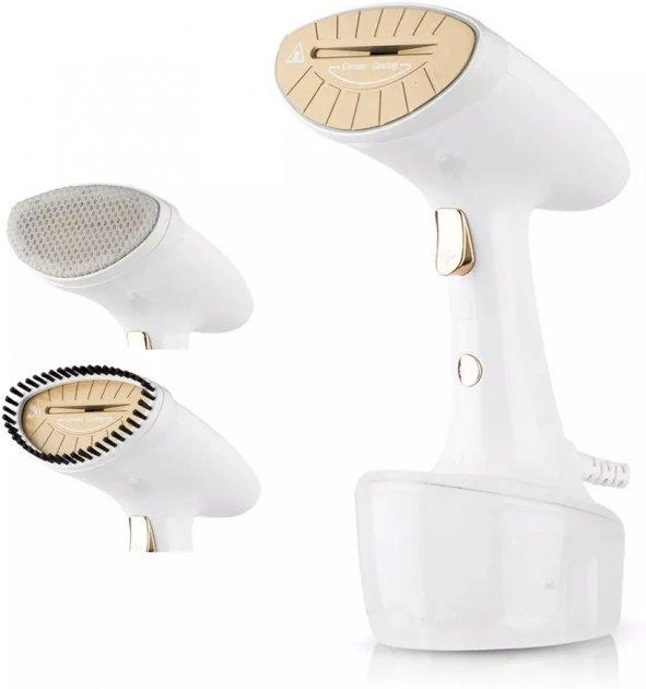 Відпарювач RAF R-1285B вертикальна ручна праска 1600Вт з насадками біла (R-011801) – фото ...