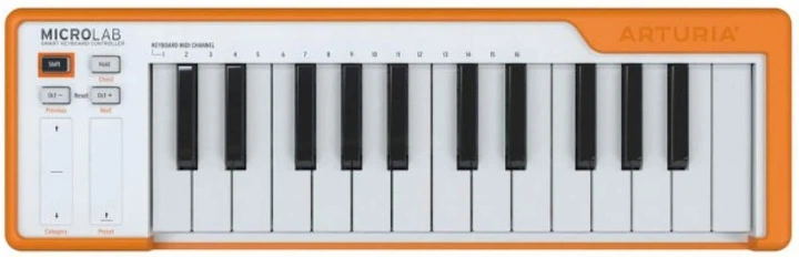 MIDI-клавиатура Arturia MicroLab (Orange) – фото, отзывы ...