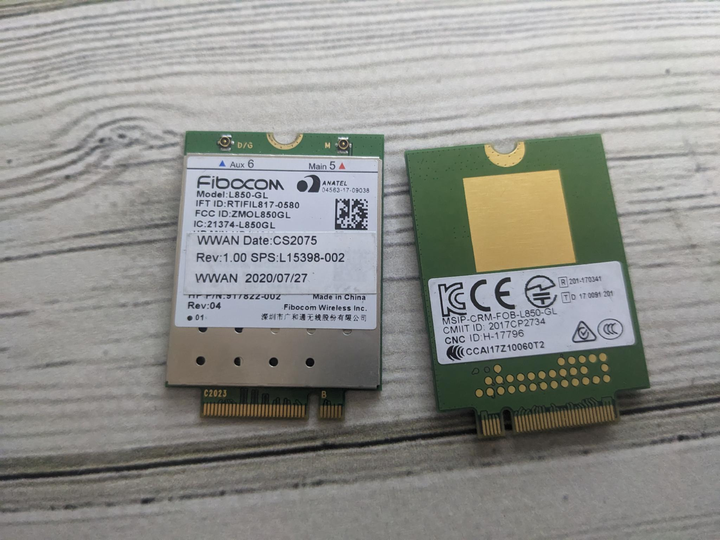 4G Модем Fibocom L850-GL \ SPS L15398-002 \ WWAN LTE \ поддерживает ...
