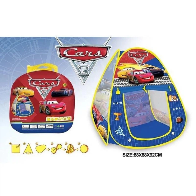 Дитячий ігровий намет Tk Group Машинки Тачки 88 х 88 х 92 см у сумці 47654393 225 36 Швидка