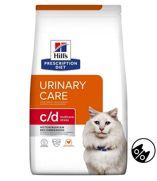 Сухой корм HILL`S (Хилс) c/d Multicare Stress Feline для кошек при ...