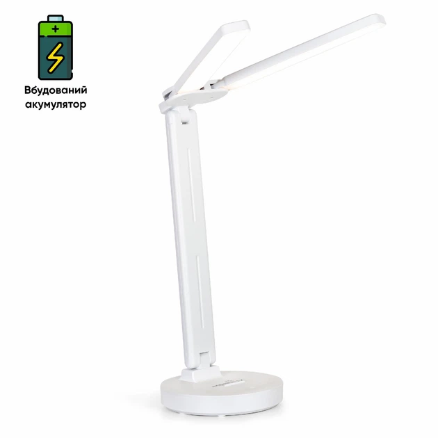 Настольная лампа светодиодная Mealux DL-14 LED аккумуляторная 18650 1200mAh 5V 920Lx 5W – фото ...