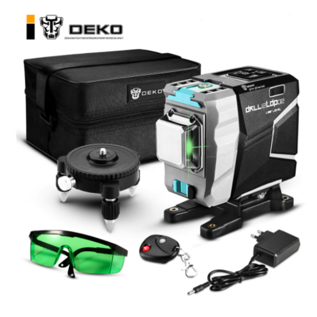 Нивелир DEKO DKLL12TDP02-S3 Мини-зеленый лазерный уровень ...