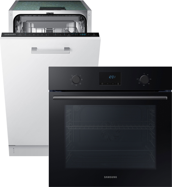 Вбудована посудомийна машина Samsung Dw50r4050bb Wt Духова шафа