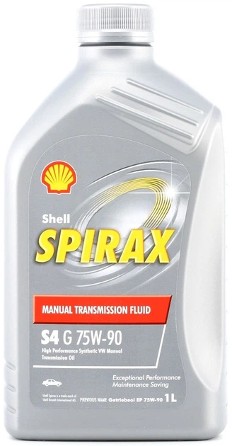 Олива Shell Spirax S4 G 75W-90, 1л (шт.) – фото, отзывы, характеристики ...
