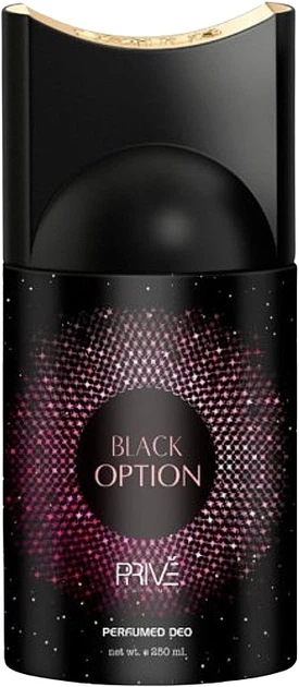 Prive Parfums Black Option - Парфумований дезодорант 250ml (250ml ...
