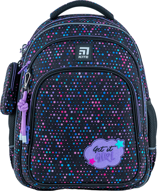 Рюкзак школьный Kite Get It Girl 39x29.5x14.2 см Принт (K24-763M-2 ...