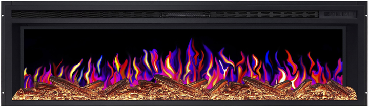 Электрокамин ArtiFlame AF58 Multicolor с 3D эффектом пламени, обогревом ...