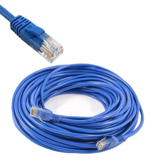 Патч корд LAN 25 метрів Ethernet RJ45 Cat5e UTP Blue – фото, відгуки ...