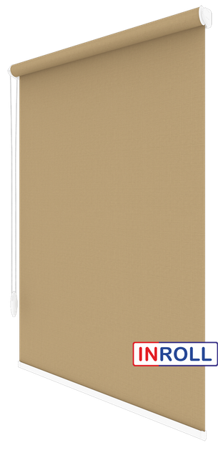 Ролета тканевая INROLL Есо-Mini Plus 30х165 см Len Бежевый 881 – фото ...