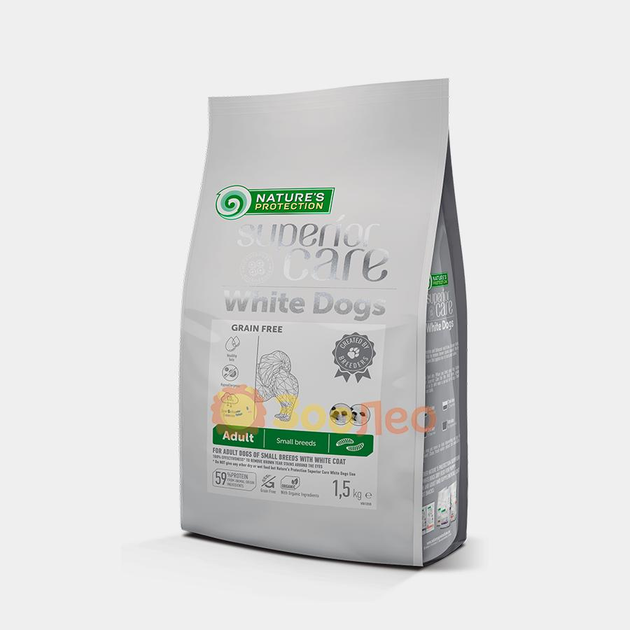 Сухий беззерновий корм Nature's Protection Superior Care White Dogs ...
