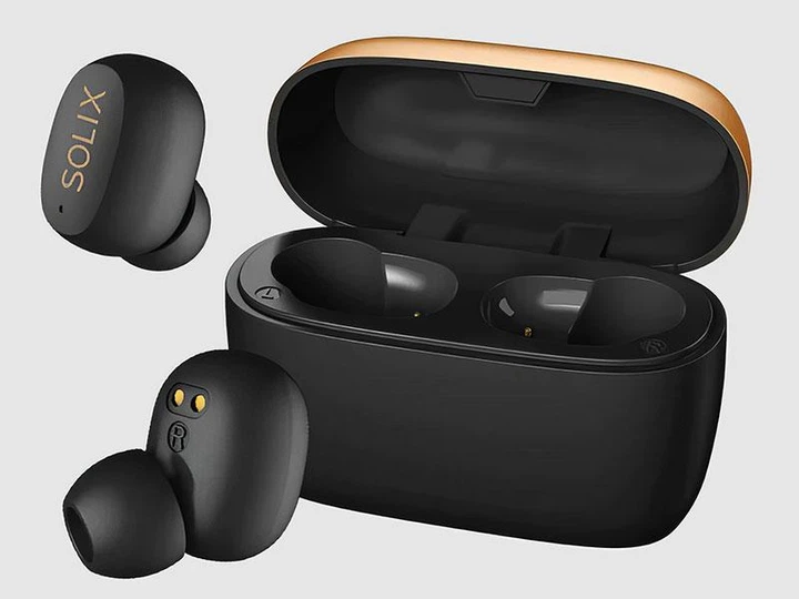 Навушники безпровідні Solix 3200332 Bluetooth TouchTech Black купити в ...