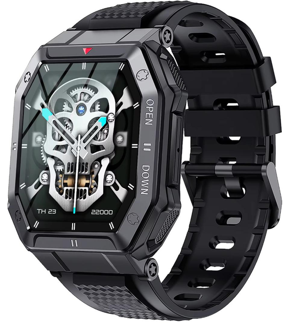 Мужские Смарт Часы Для Звонков Smart Watch K55 Military Черные ...
