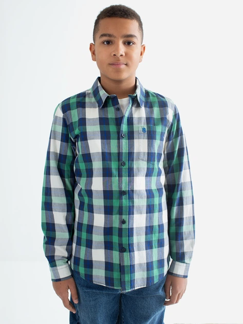 Підліткова сорочка для хлопчика Big Star Edwin 140 см Зелена (5900714715762) – Брендовий одяг ...