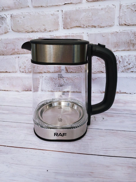Электрочайник RAF R.7890 стеклянный 2.5л 2000Вт – фото, отзывы, характеристики в интернет ...