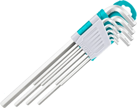 Набор ключей Total THT106192 шестигранных удлиненных 1.5-10 мм 9 шт ...