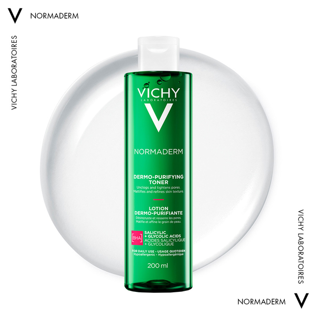 Тоник Vichy Normaderm для лица для сужения пор 200 мл (3337871320751 ...