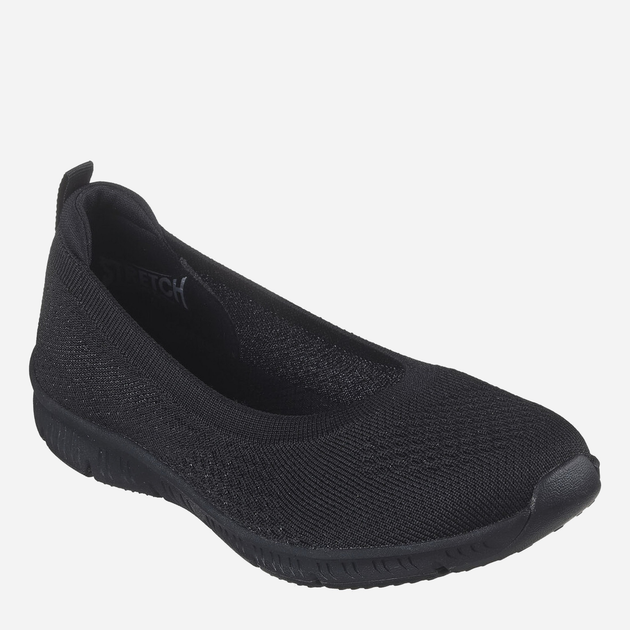 Женские балетки Skechers 100625 BBK 38 (8) 25 см Черные (197627661520 ...