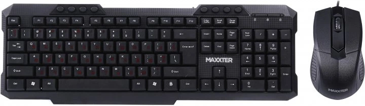 Клавіатура+миша Maxxter KMS-CM-02-UA Black USB (мультимедійні клавіші) – фото, отзывы ...