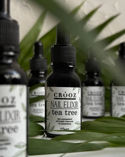 Средство для профилактики грибка и онихолизиса Crooz Nail Elexir Tea Tree 15 мл (Чайное дерево ...