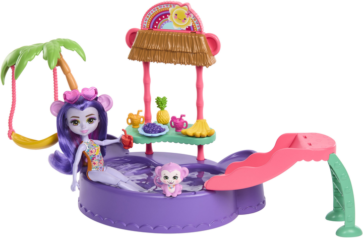 Игровой набор Enchantimals Тропический бассейн Обезьянка Мэгги ...