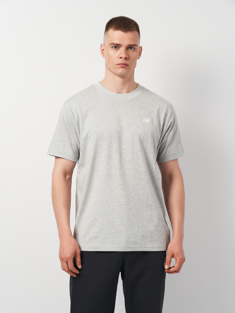 Футболка хлопковая длинная мужская New Balance Small Logo MT41509AG S ...