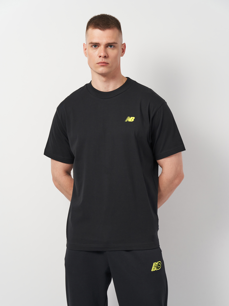 Футболка хлопковая длинная мужская New Balance Archive Graphics ...
