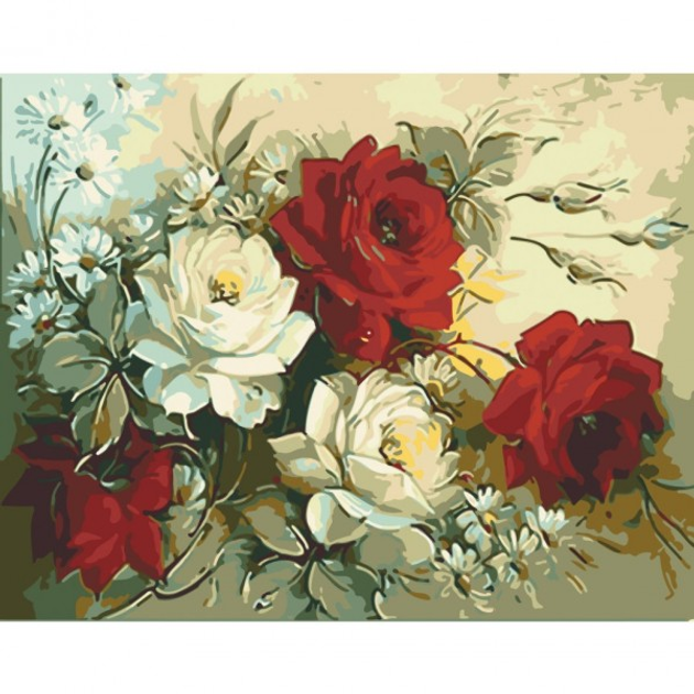 Картина по номерам без подрамника "Помпезные розы" Art Craft 13031-ACNF ...