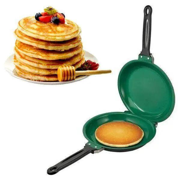 Сковородка двухсторонняя для блинов и омлетов PANCAKE MAKER – фото ...