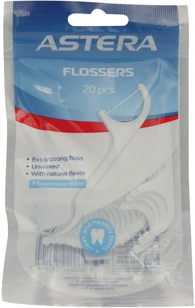 Нить-зубочистка Aroma Astera Active 20 шт (3800046592104) – купить онлайн на ROZETKA