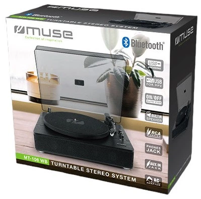 Програвач вінілу Muse MT-106WB Чорний – фото, відгуки, характеристики в інтернет-магазині ...