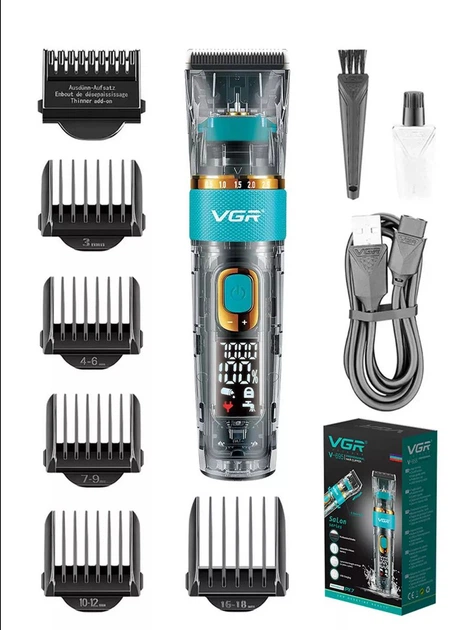 Тример VGR V-695 для волосся бороди та вусів акумуляторний час роботи 5 годин (BC-016) – фото ...