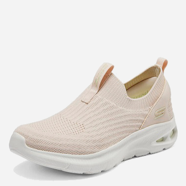 Женские слипоны Skechers 117440 NAT 39 (9US) 26 см Бежевые ...
