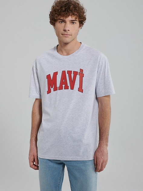 Футболка длинная мужская Mavi M0611711 XXL Серая (8683696778563) – в ...