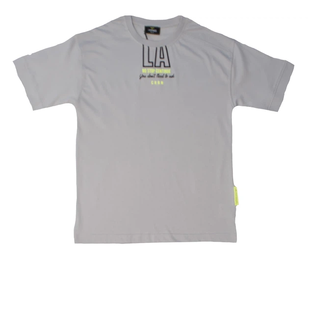 Футболка с коротким рукавом для мальчика Carrinos 5042 140 см Серый ...