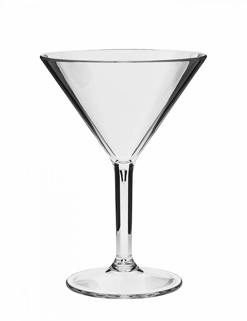 Келих для мартіні з полікарбонату 260 мл H16 8 см D11 5 см One Chef прозорий небиткий купити