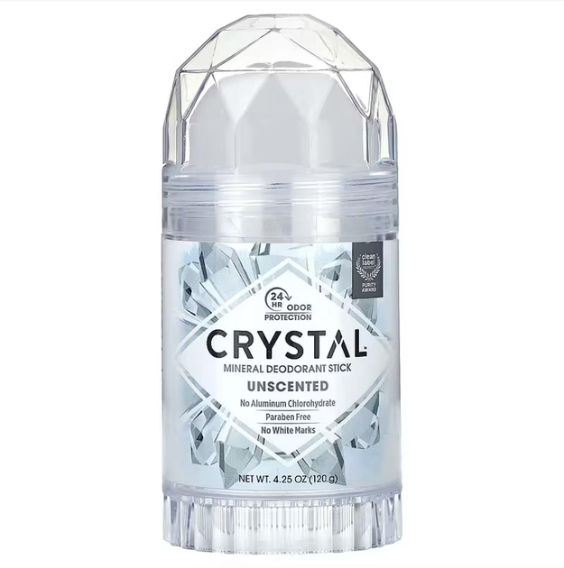 Минеральный дезодорант-карандаш, CRYSTAL, без запаха, 120 г – купить ...