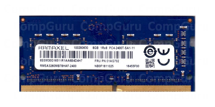 Оперативная память для ноутбука Ramaxel Ddr4 8gb 2400mhz So Dimm 1rx8