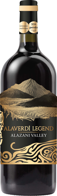 Вино Alaverdi Legend Алазанская Долина красное полусладкое 1.5 л 9-13% ...