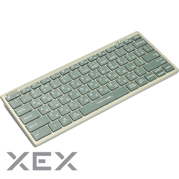 Клавиатура беспроводная A4TECH Fstyler FBX51C Matcha Green (FBX51C ...