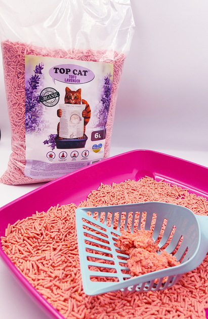 Наполнитель для кошачьего туалета Top Cat Tofu соевый тофу с ароматом ...