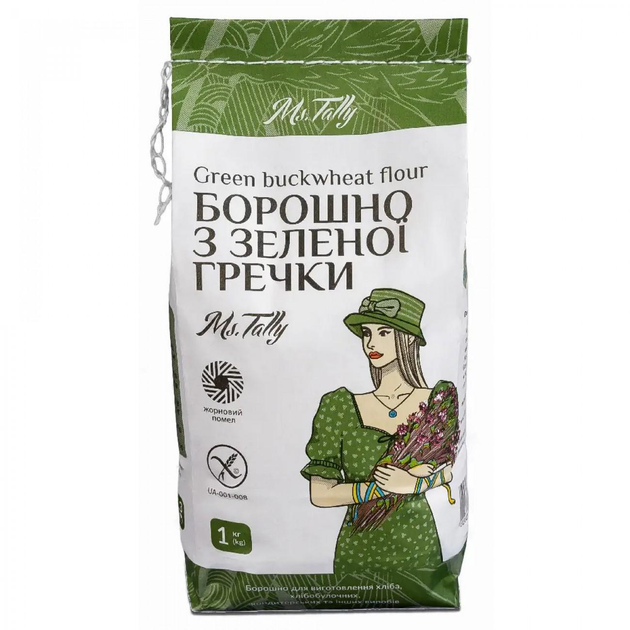 Мука из зеленой гречки Ms.Tally 1 кг – купить в Киеве, Украине ...