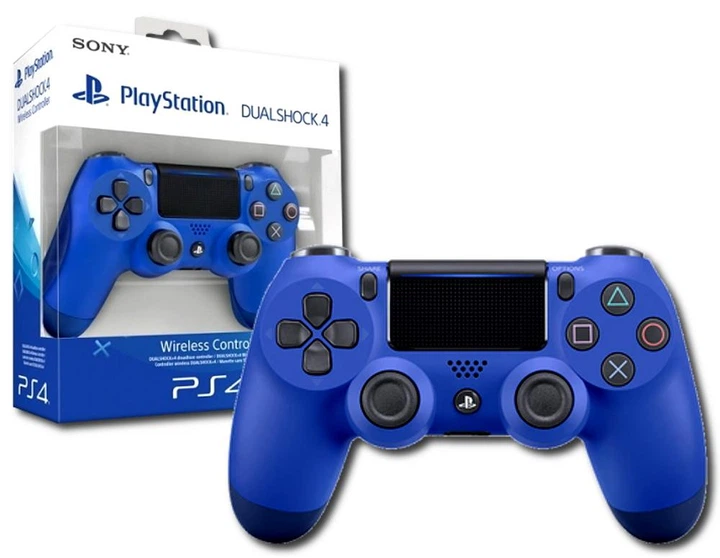 Игровой контроллер геймпад джойстик Sony Dualshock 4 V2 Blue беспроводной для PS4/PC/TV/Android ...