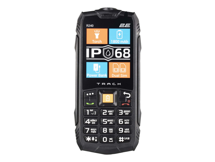 Мобильный кнопочный телефон 2E R240 2020 2.4" 2SIM, 1800mAh, Чорный ...