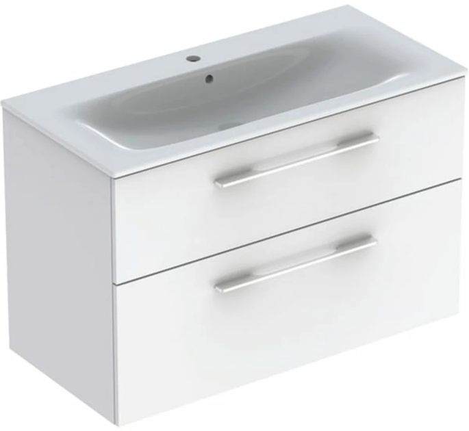Тумба подвесная GEBERIT Selnova Square 501.244.00.1 c раковиной 100 см ...