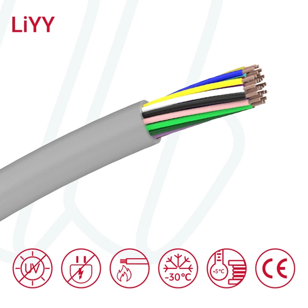 Кабель LiYY 05X0.34 сірий – фото, отзывы, характеристики в интернет ...