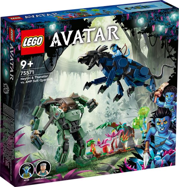 Лего Аватар Нейтири и танатор против Майлза Куорича LEGO Avatar 75571 ...