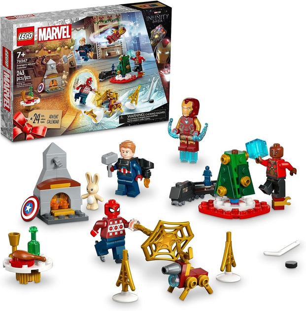 Конструктор Лего Новогодний Календарь "Мстители" LEGO 76267 Marvel ...