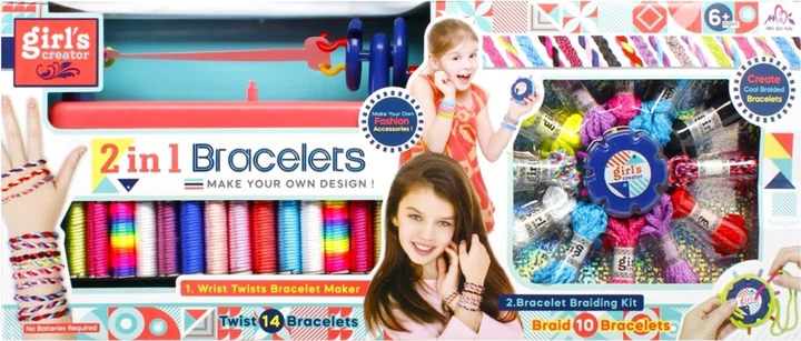 Набор для создания браслетов Girls Creator 2 in 1 Bracelets ...